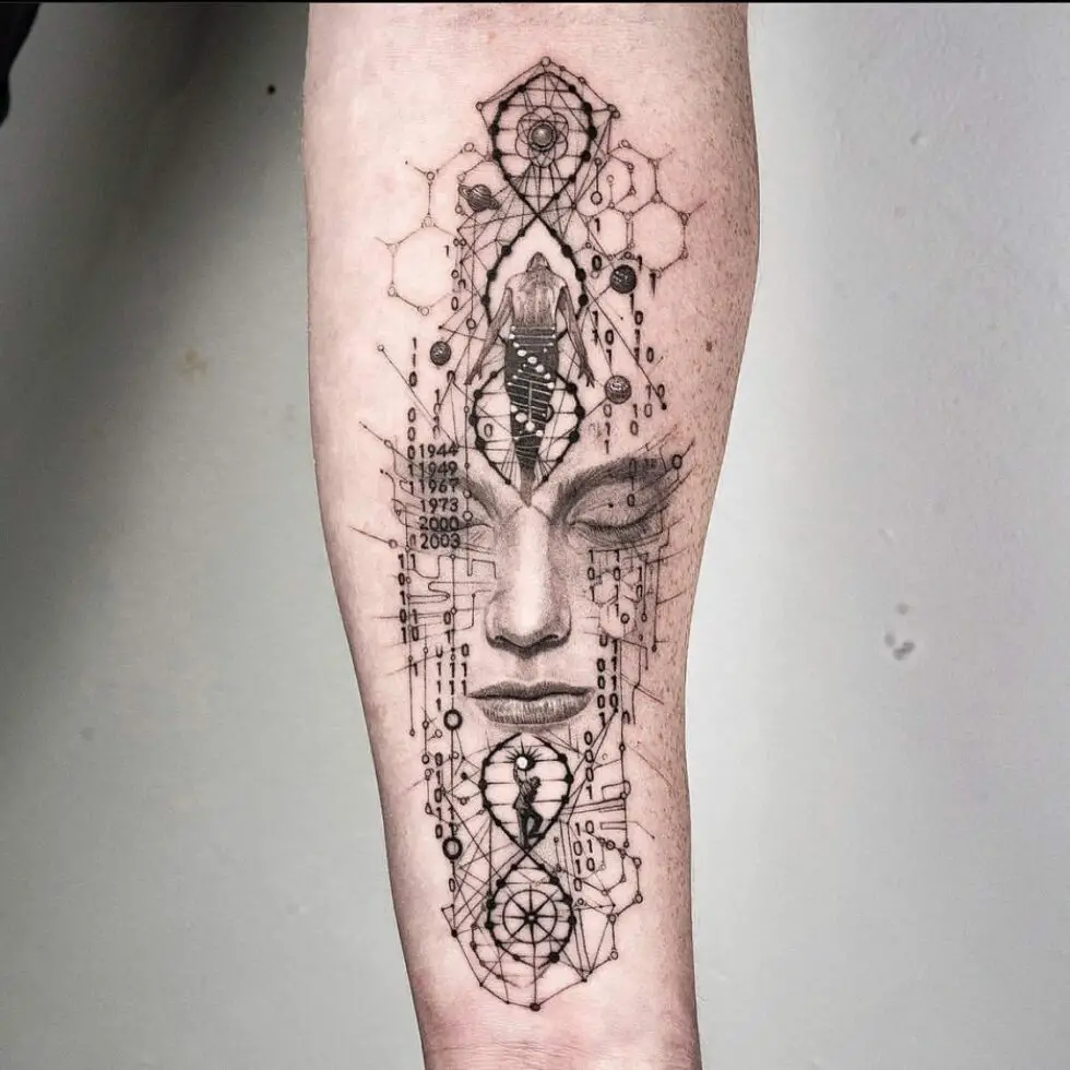 33 Amazing Geometric Tattoo Ideas for Men in 2024