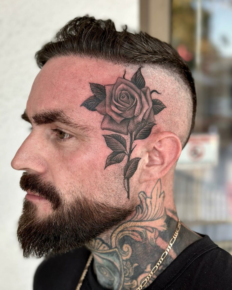 32 Fantastic Face Tattoos for Men in 2023