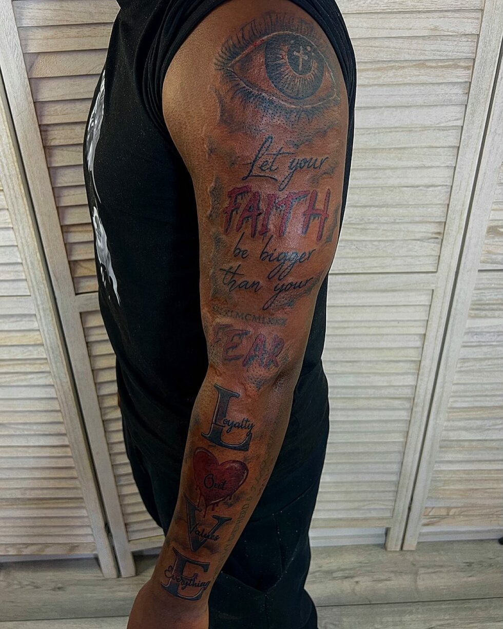 33 Outstanding Forearm Tattoos for Black Men in 2024
