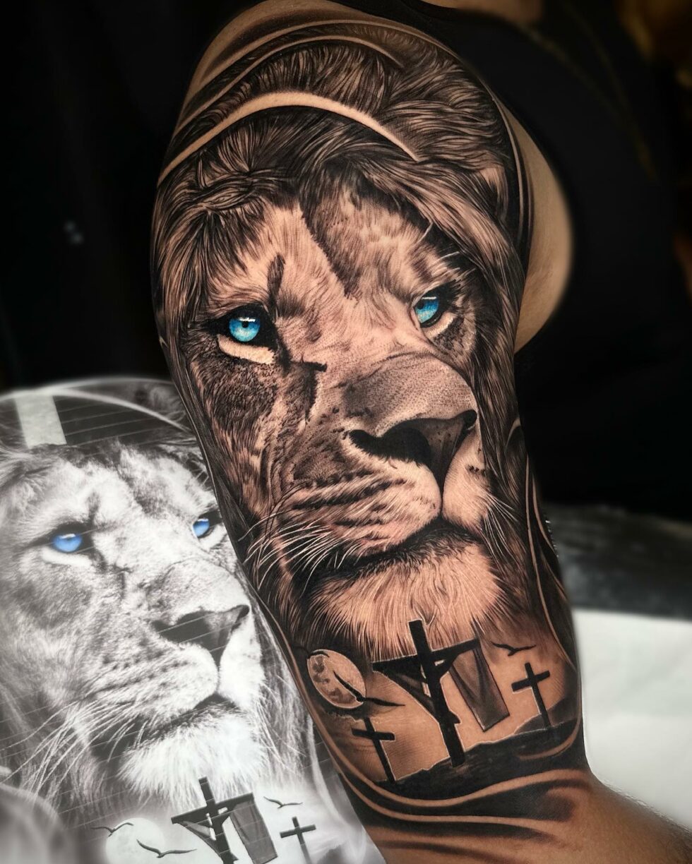 33 Impressive Lion Tattoos for Men in 2024