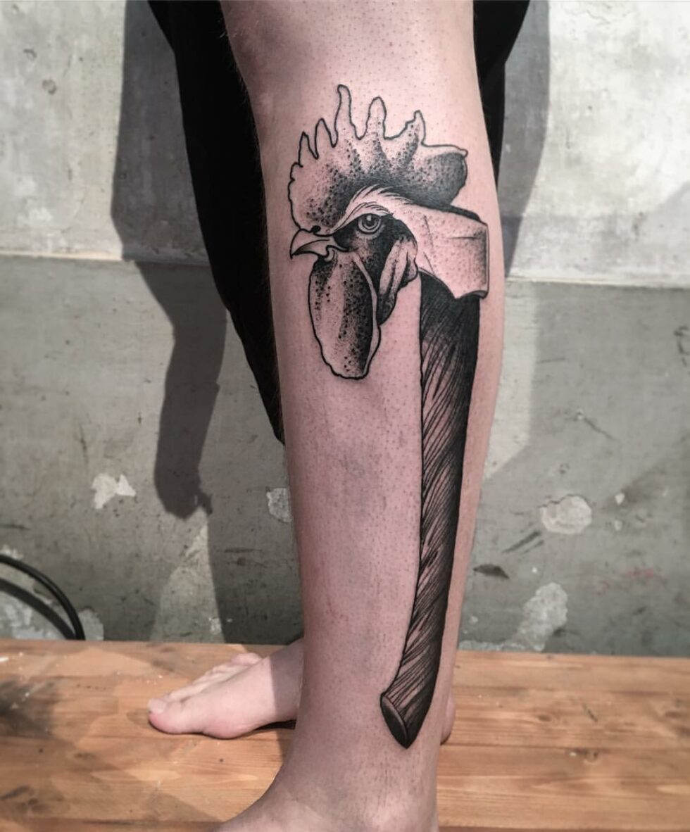 33 Striking Ax Tattoos for Men in 2024