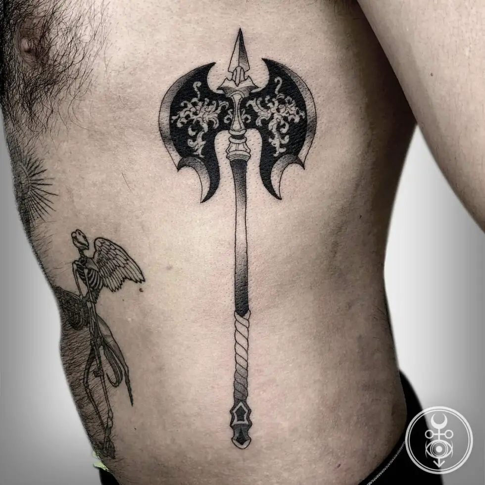 33 Striking Ax Tattoos for Men in 2024