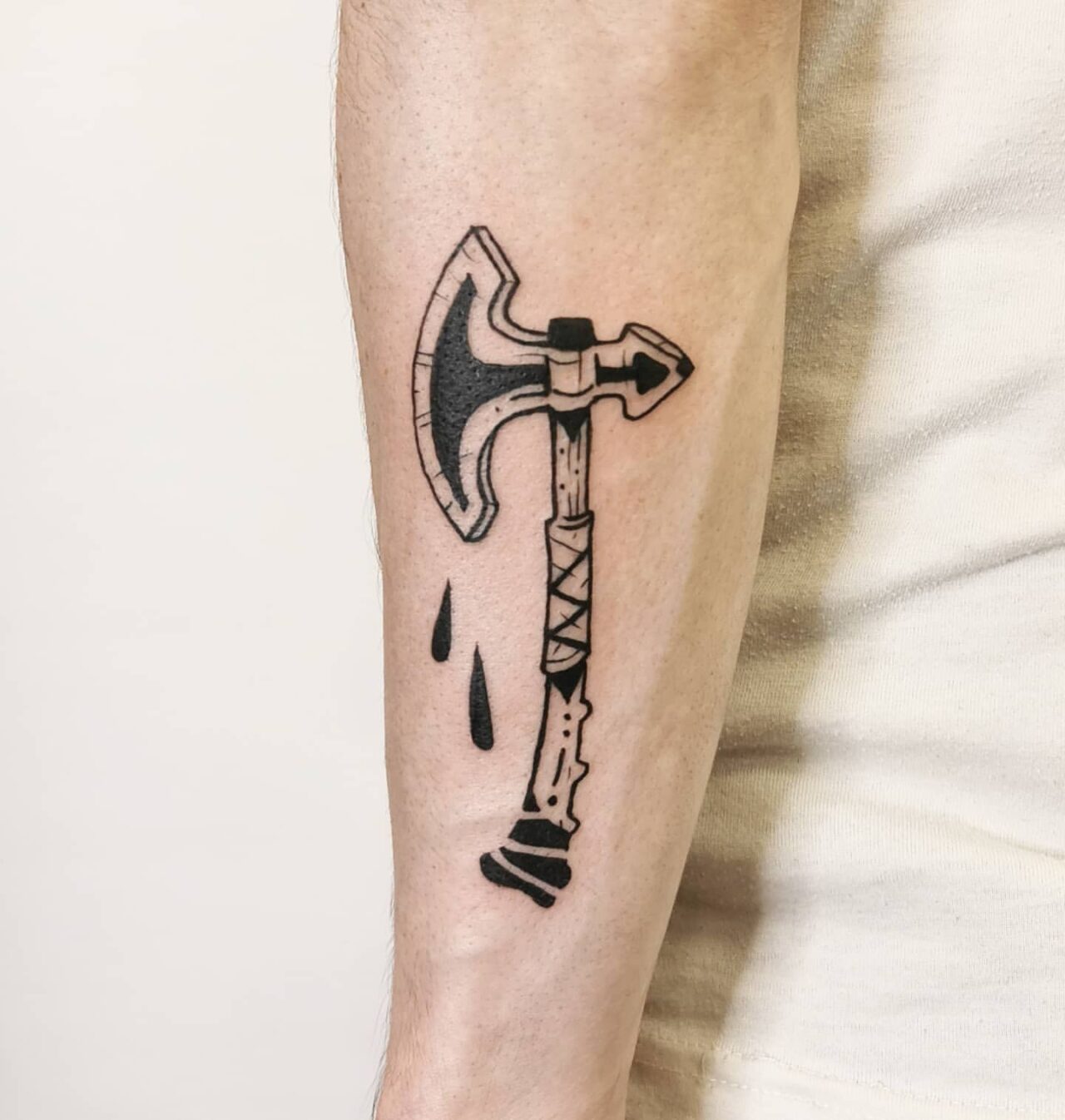 33 Striking Ax Tattoos for Men in 2024