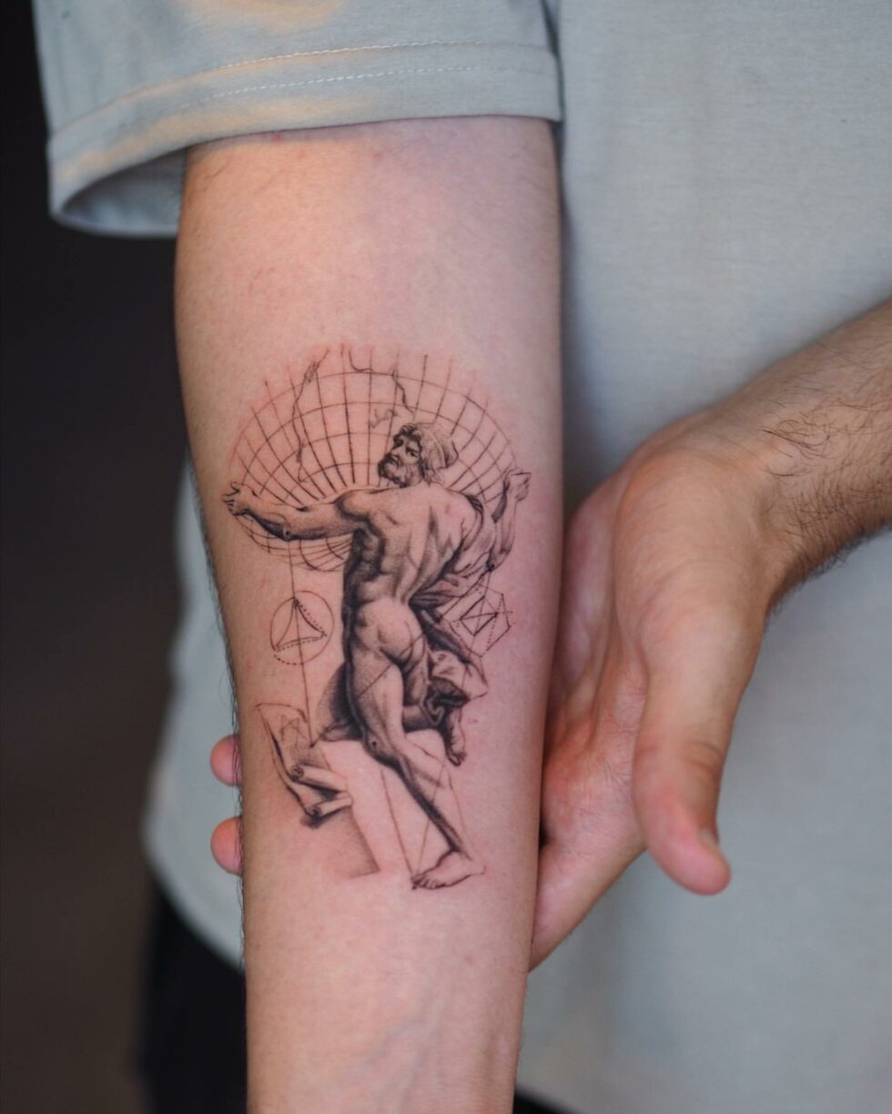33 Captivating Greek God Tattoos in 2024