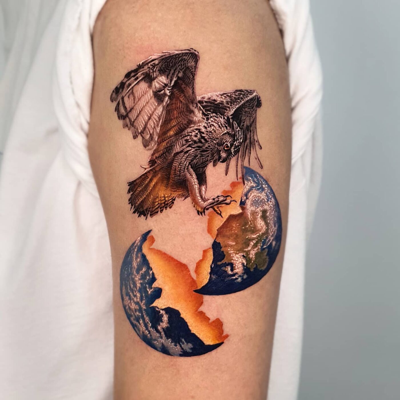32 Enchanting Earth Tattoo Ideas for Women and Men in 2023