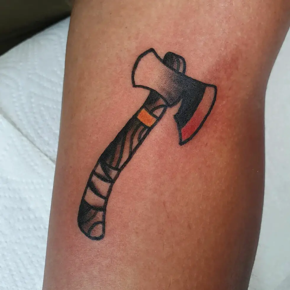 33 Striking Ax Tattoos for Men in 2024