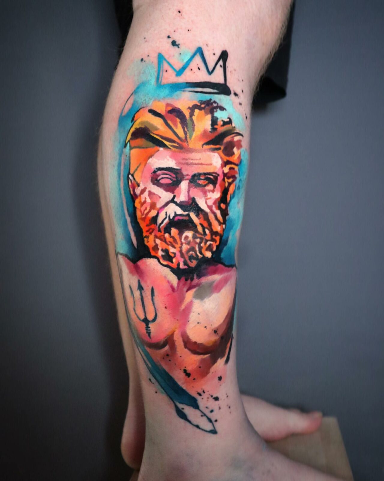 32 Powerful Poseidon Tattoo Ideas for Men & Women in 2024