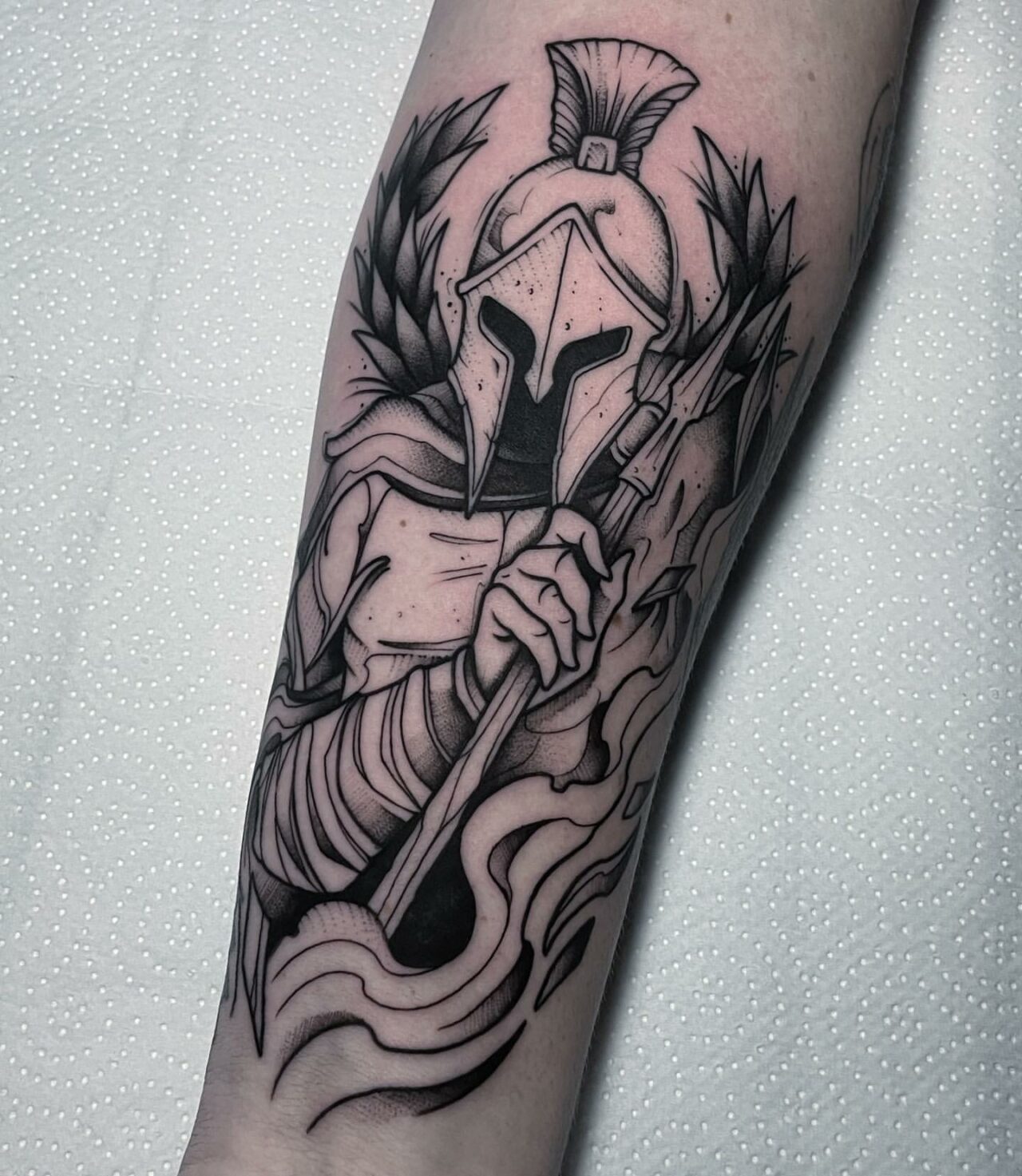 33 Fearsome Spartan Tattoos for Men in 2023