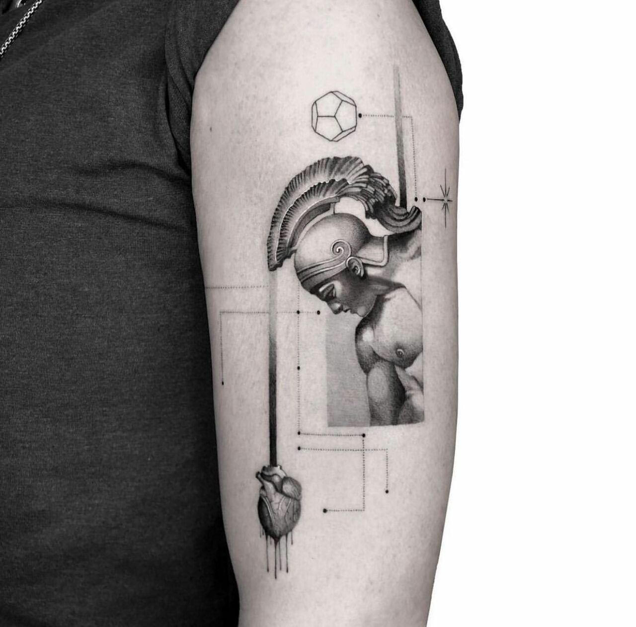 33 Empowering Achilles Tattoo Ideas in 2024
