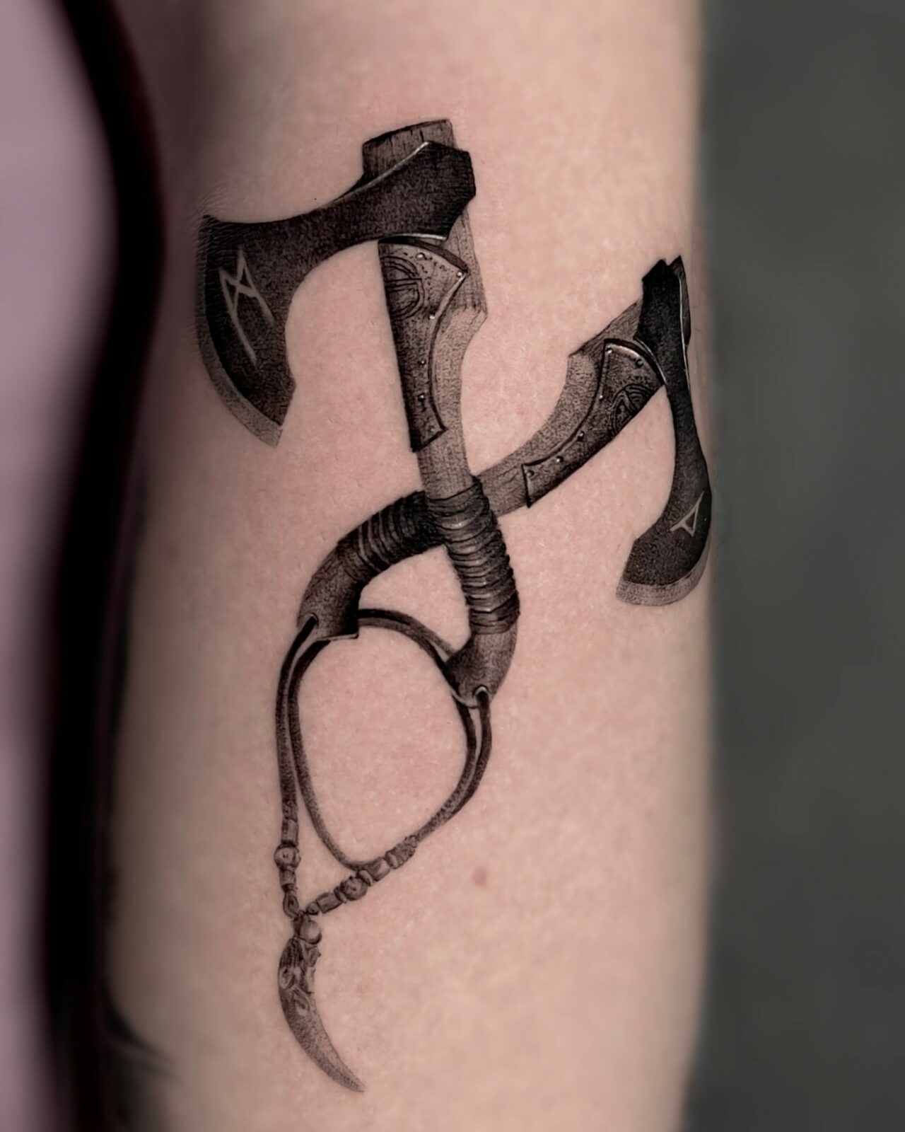 33 Striking Ax Tattoos for Men in 2024