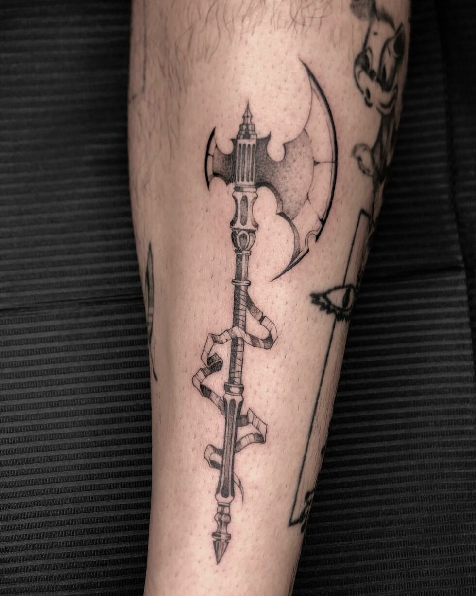33 Striking Ax Tattoos for Men in 2023