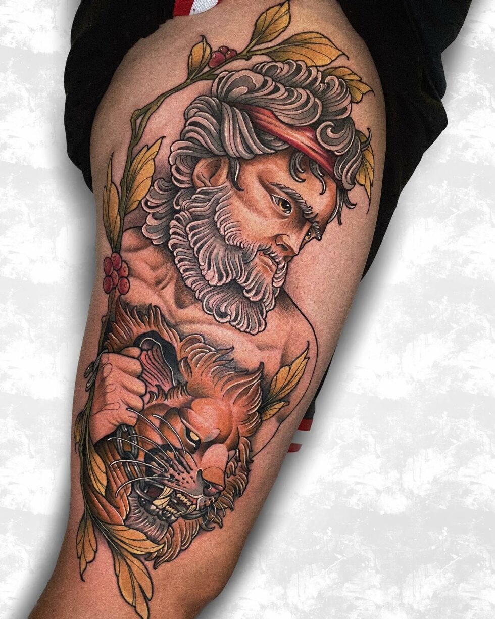 33 Gorgeous Hercules Tattoo Ideas for Men & Women in 2024