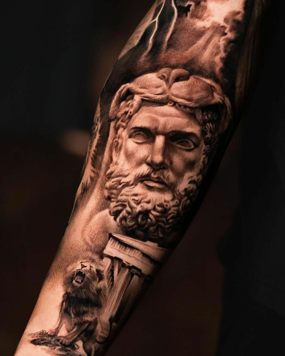 33 Gorgeous Hercules Tattoo Ideas for Men & Women in 2024