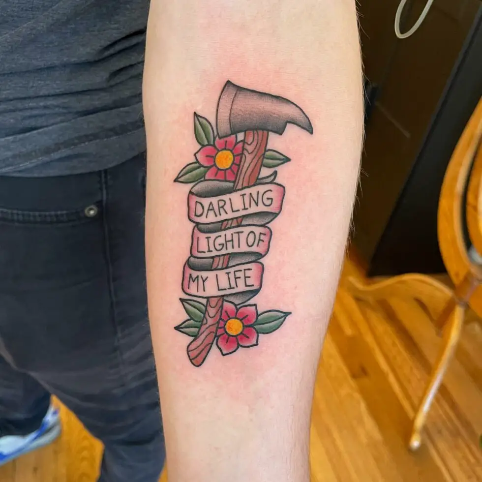 33 Striking Ax Tattoos for Men in 2024