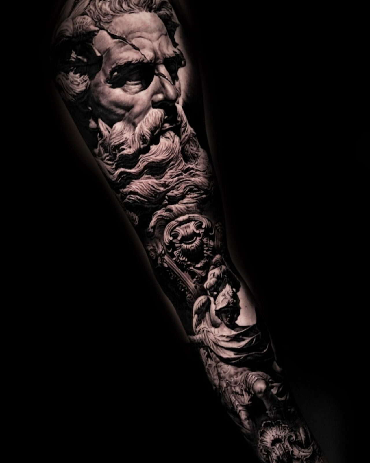 32 Powerful Poseidon Tattoo Ideas for Men & Women in 2024